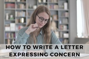 How to Write a Letter Expressing Concern for a Loved One