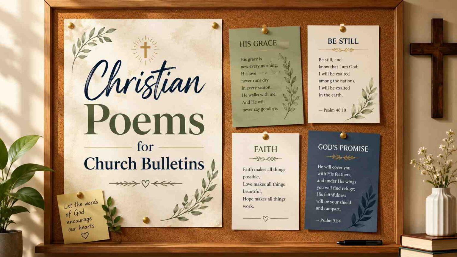 Christian Poems for Church Bulletins