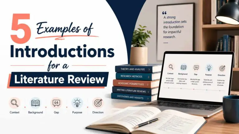 5 Examples of Introductions for a Literature Review