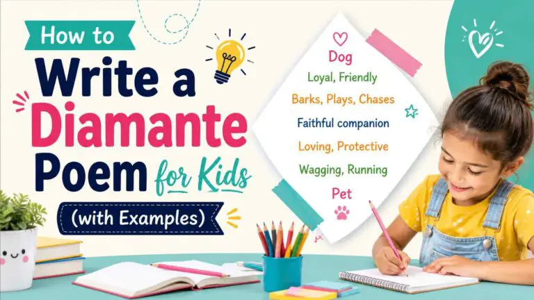 How to Write a Diamante Poem for Kids (with Examples)