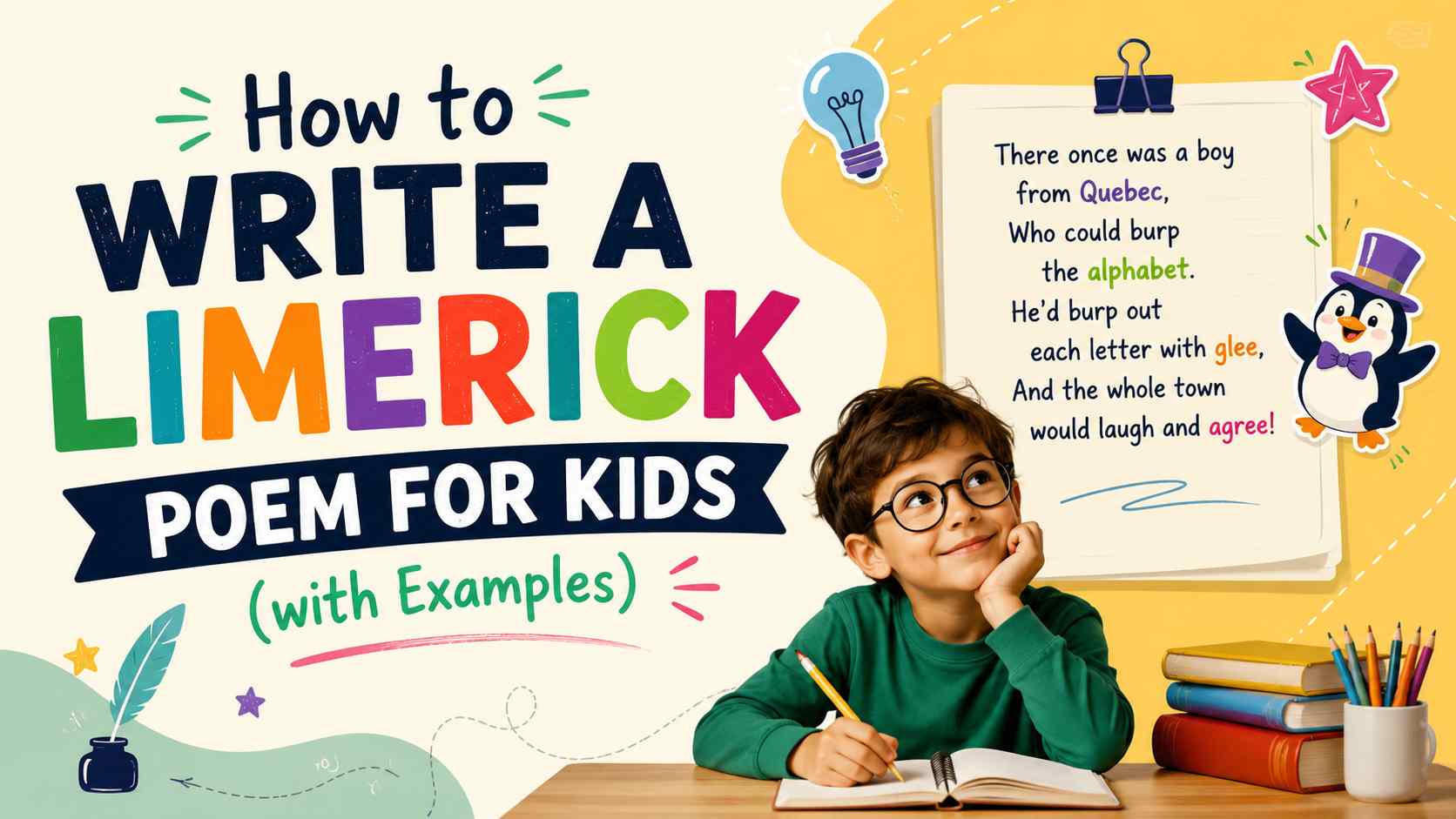 How to Write a Limerick Poem for Kids (with Examples)