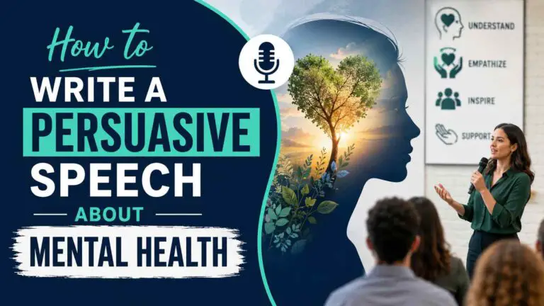 How to Write a Persuasive Speech About Mental Health