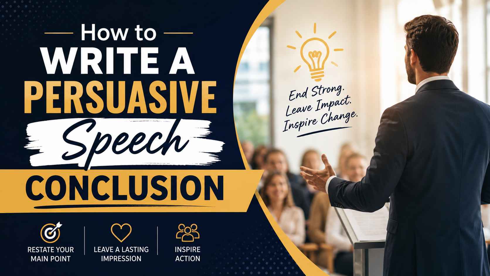 How to Write a Persuasive Speech Conclusion