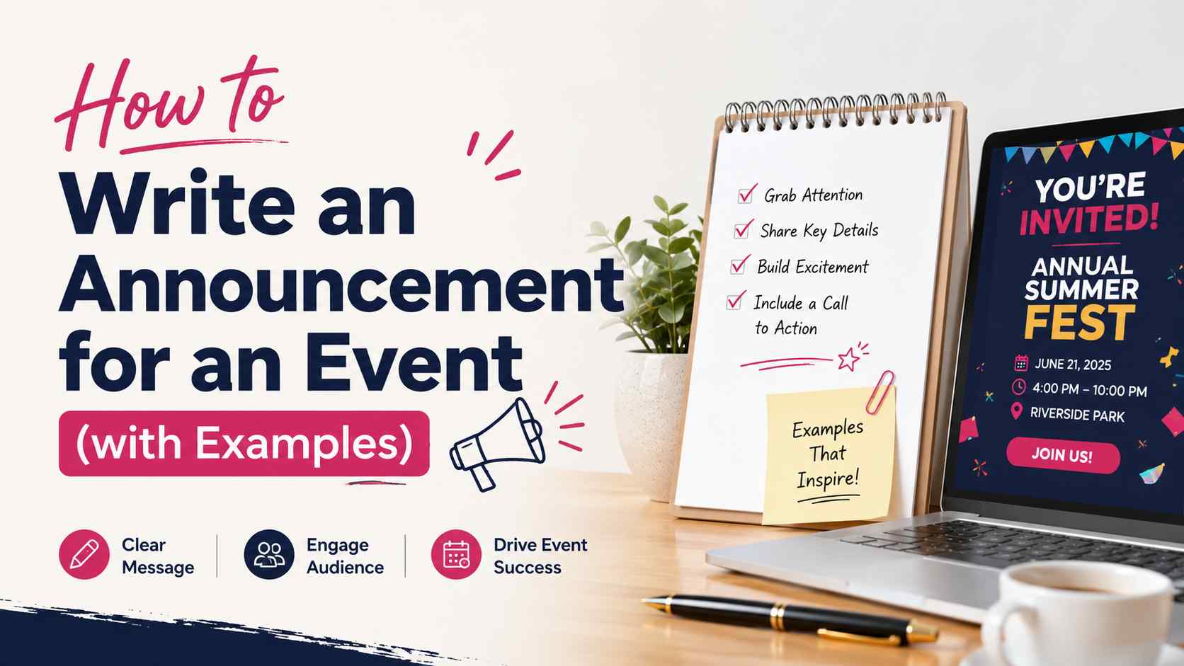 How to Write an Announcement for an Event (with Examples)