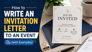 How to Write an Invitation Letter to an Event (with Examples)