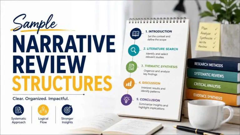 Sample Narrative Review Structures