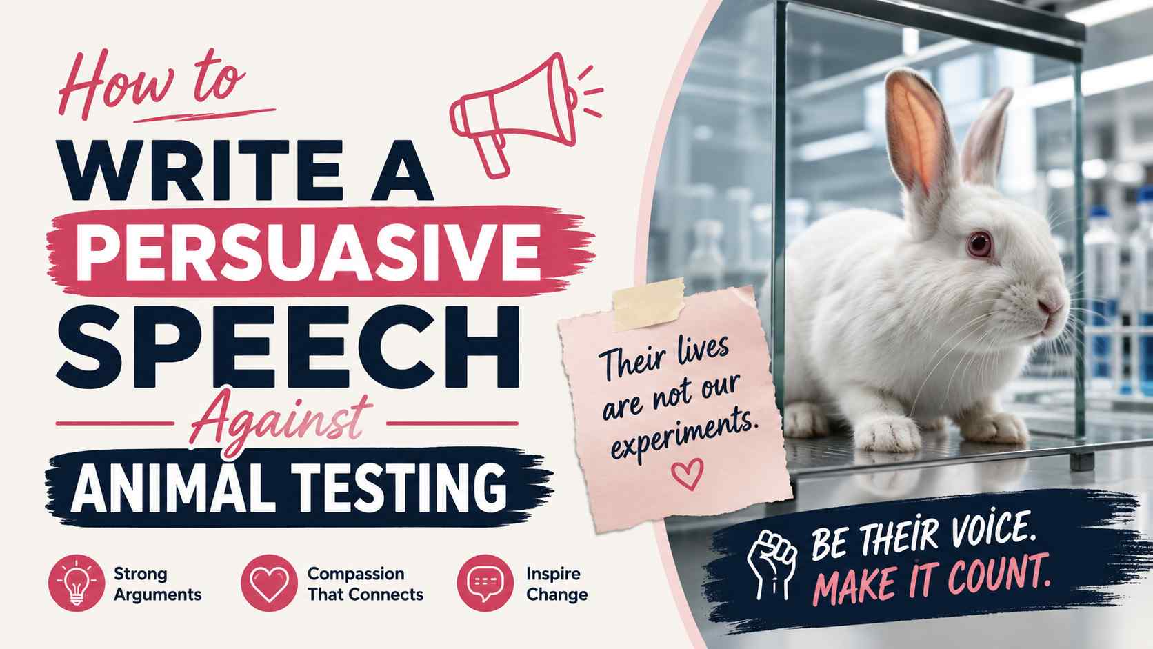 How to Write a Persuasive Speech Against Animal Testing