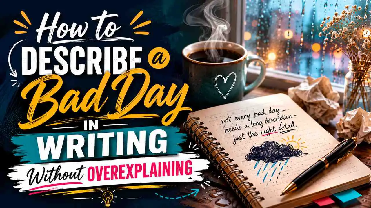 How to Describe a Bad Day in Writing Without Overexplaining
