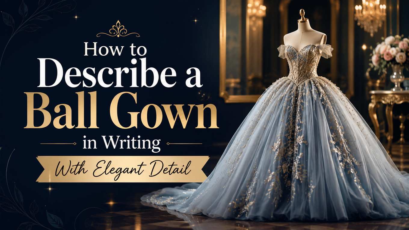 How to Describe a Ball Gown in Writing With Elegant Detail