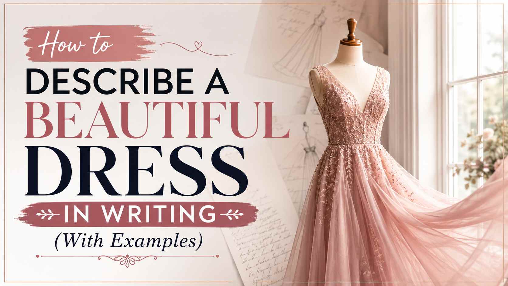 How to Describe a Beautiful Dress in Writing (With Examples)