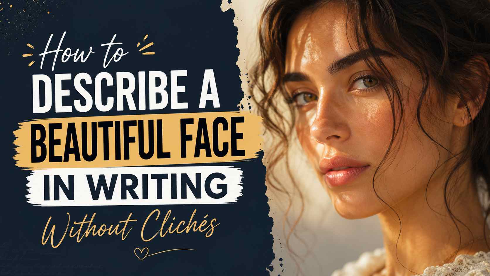 How to Describe a Beautiful Face in Writing Without Clichés