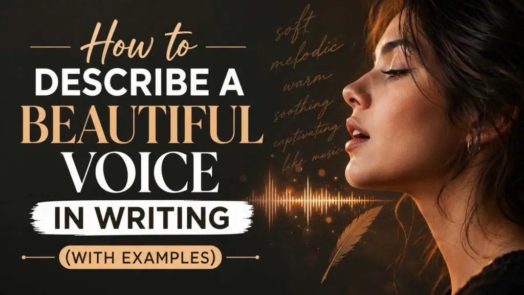 How to Describe a Beautiful Voice in Writing (With Examples)