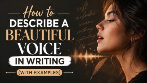 How to Describe a Beautiful Voice in Writing (With Examples)