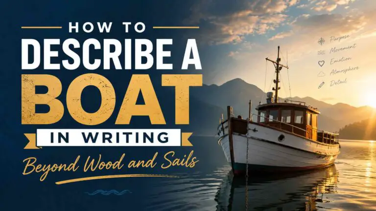 How to Describe a Boat in Writing Beyond Wood and Sails