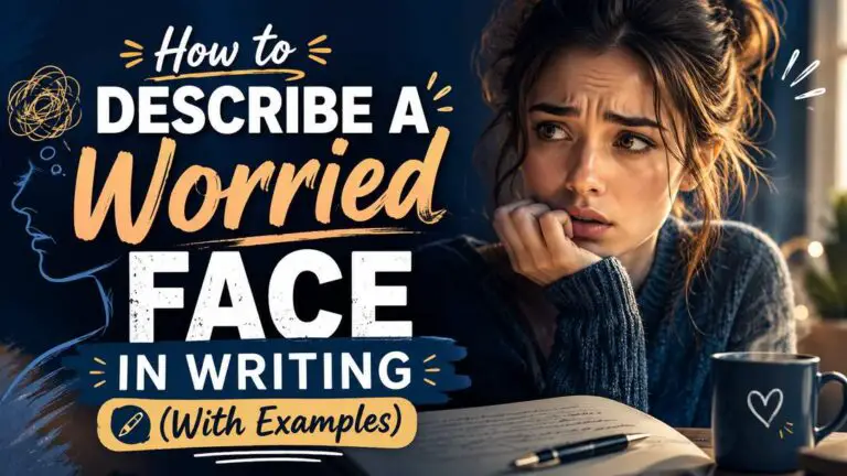 How to Describe a Worried Face in Writing (With Examples)