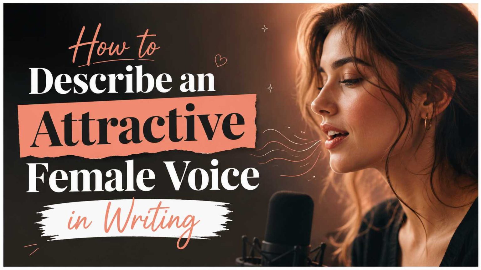 How to Describe an Attractive Female Voice in Writing
