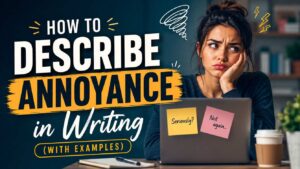 How to Describe Annoyance in Writing (With Examples)