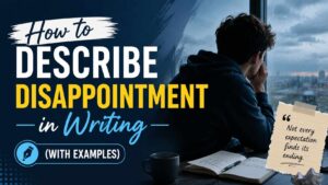 How to Describe Disappointment in Writing (With Examples)