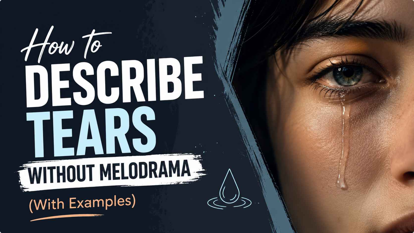 How to Describe Tears Without Melodrama (With Examples)